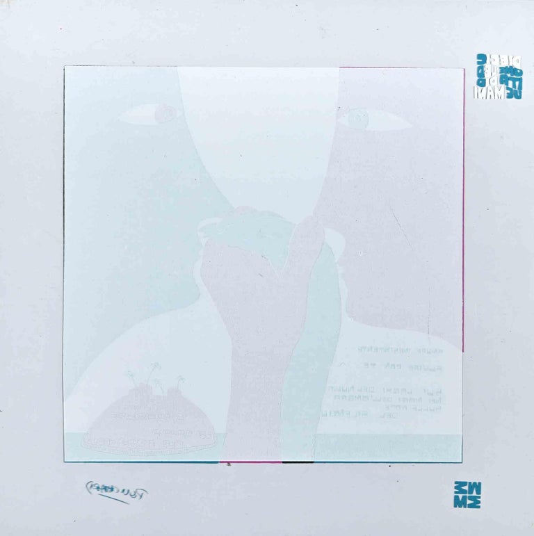 Ennio Pouchard - Fluire con Te - Diecicomeledi - Screen Print on Acetate by Ennio Pouchard ...