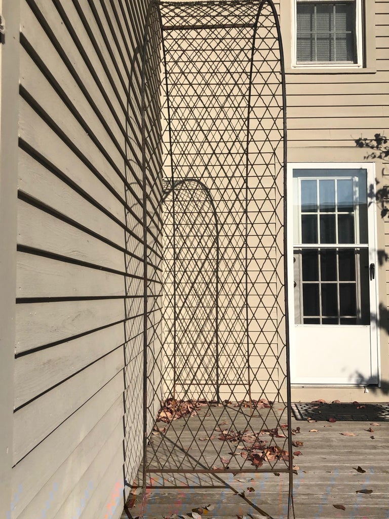 Enormous Early 20th Century Wrought Iron American Arbor For Sale at 1stDibs