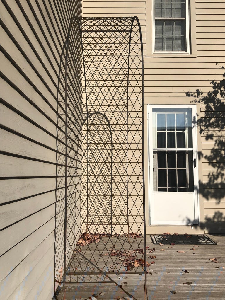 Enormous Early 20th Century Wrought Iron American Arbor For Sale at 1stDibs