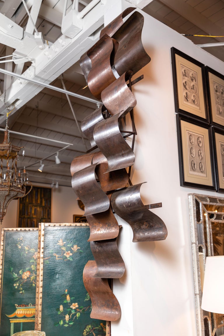 Enormous, Vintage, Abstract Wall Sculpture For Sale at 1stDibs