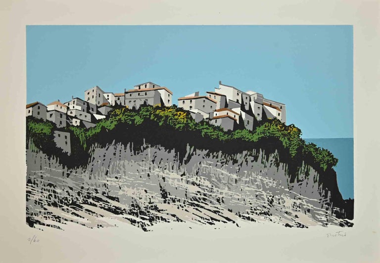 Enotrio Pugliese - Landscape - Screen Print by Enotrio Pugliese - 1960s ...