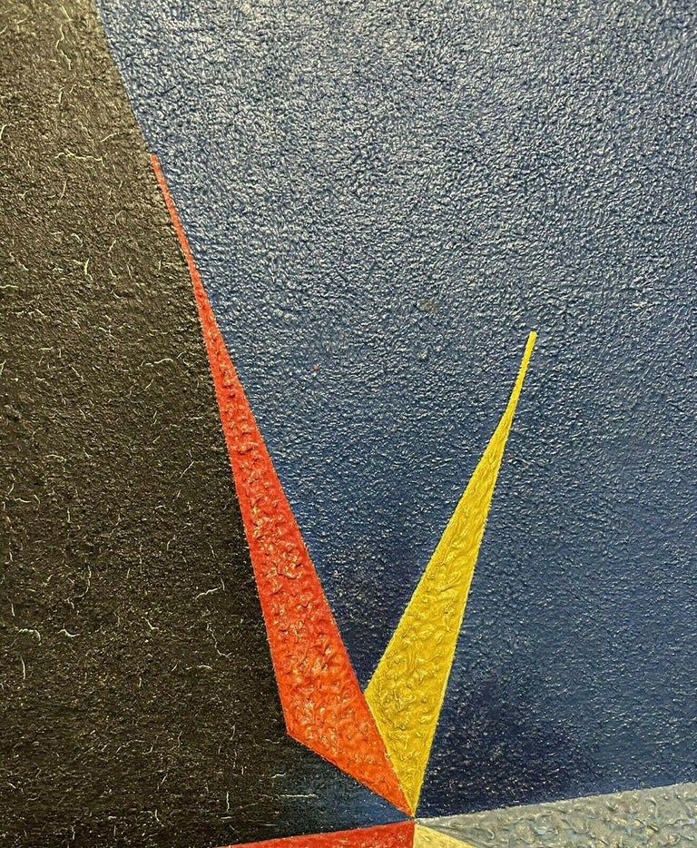 Enric Crous-Vidal - Large Spanish Geometric Abstract Painting ...