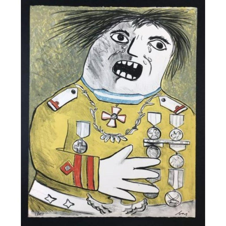 Enrico Baj - Enrico Baj - Crying Generals - Complete Folder Containing ...