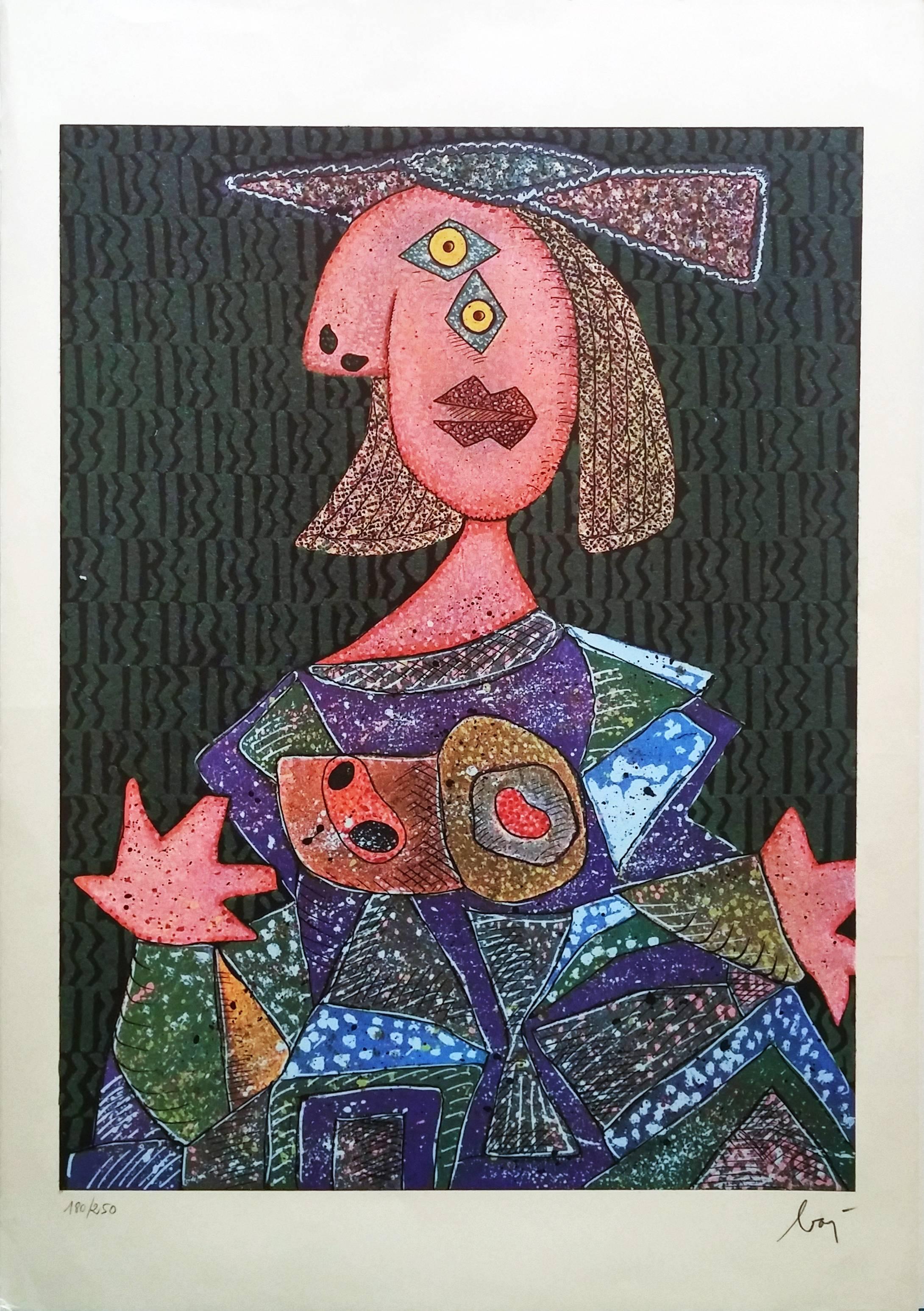 Enrico Baj - Surrealist Assemblage Collage Multiple Enrico Baj For Sale ...