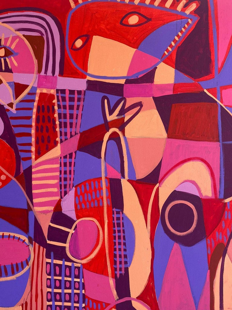 Enrique Pichardo - Ciudad Carmin, Contemporary Art, Abstract Painting ...