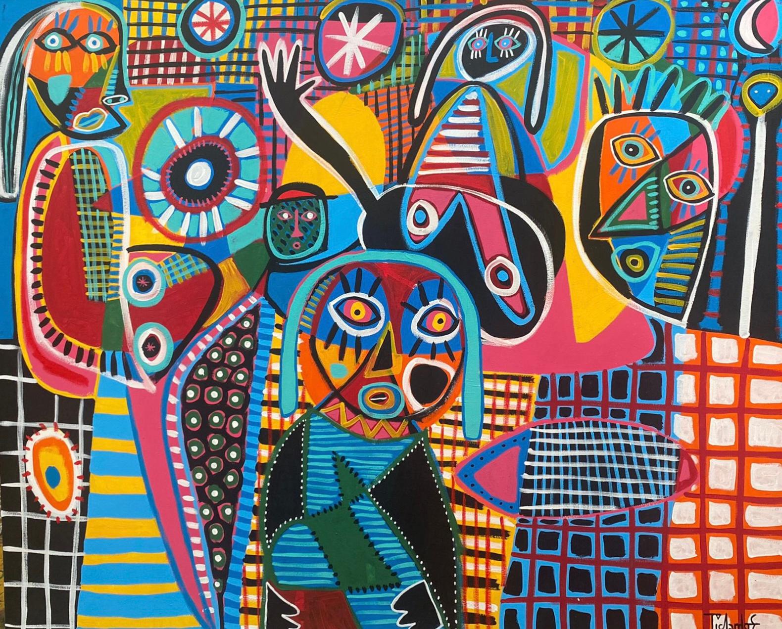 Enrique Pichardo - Retrato en Colores, Contemporary Art, Abstract ...