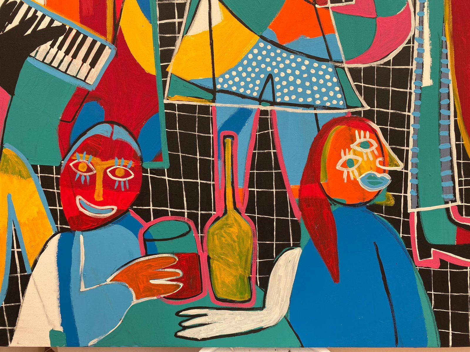 Enrique Pichardo - Jam Session, Contemporary Art, Abstract Painting ...