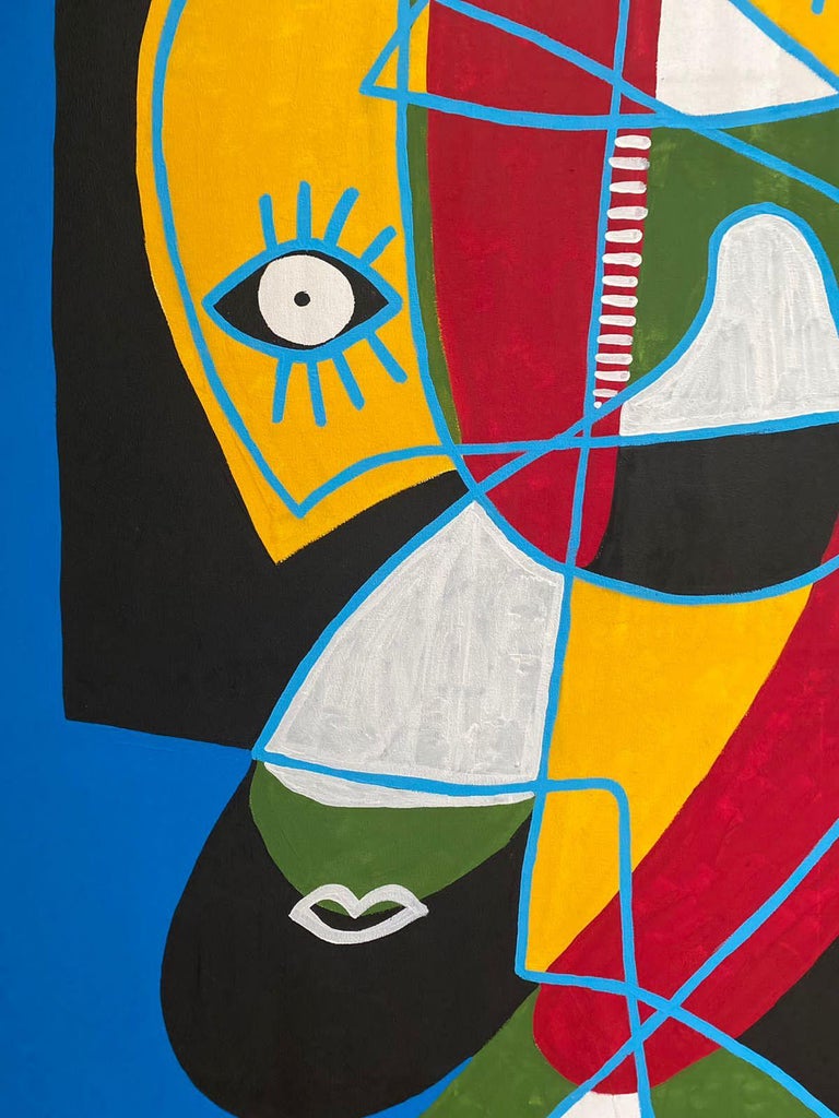 Enrique Pichardo - Retrato, Contemporary Art, Abstract Painting, 21st ...