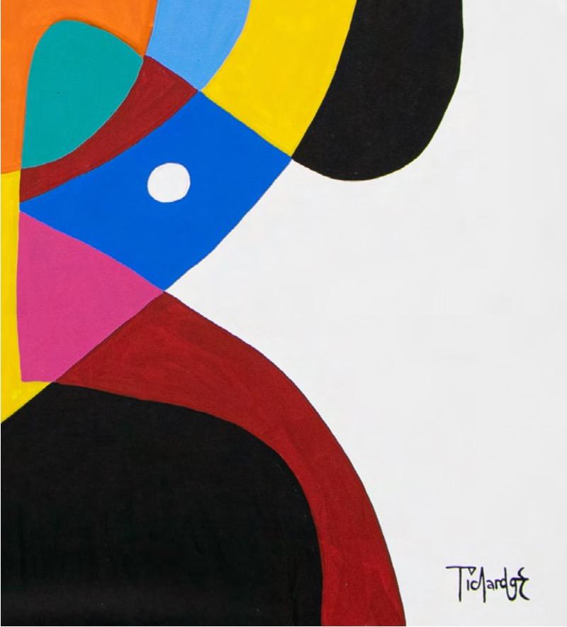 Enrique Pichardo - Retrato, Contemporary Art, Abstract Painting, 21st ...