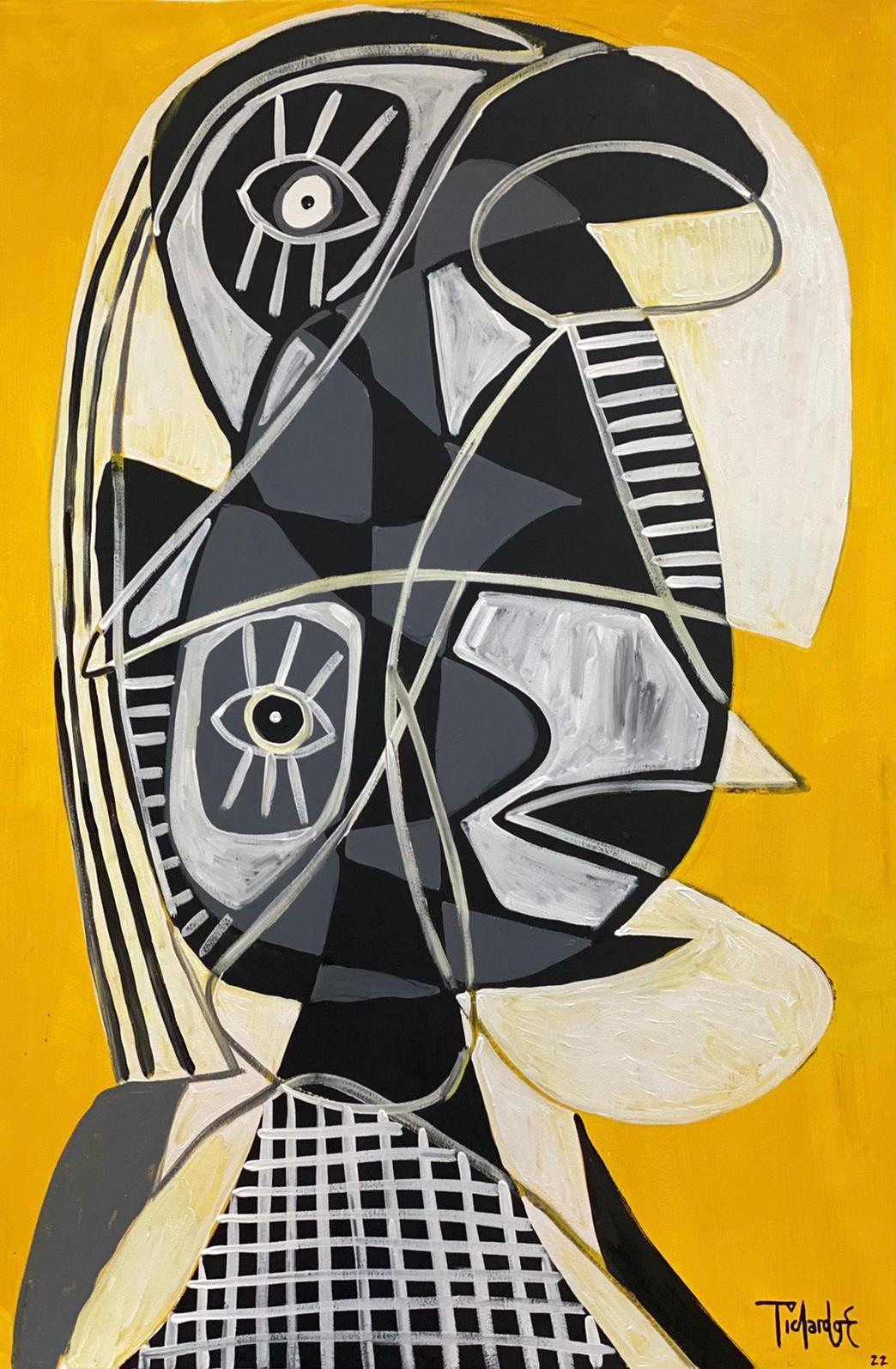 Enrique Pichardo - Ojos Verdes, Contemporary Art, Abstract Painting ...