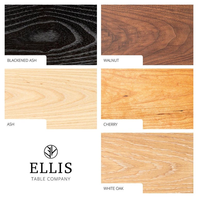 Enso Table, Walnut Dining Table with Knife-Edge and Exposed Joinery For ...