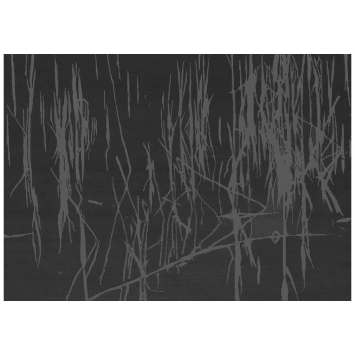 Etna Hand-tufted Tencel Rug in Light Blue and Green For Sale at 1stDibs