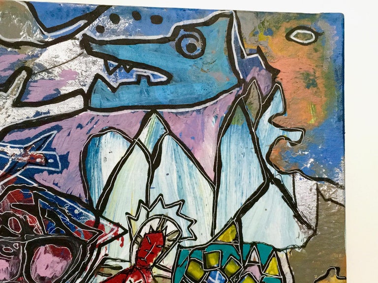 Enzio Wenk - "Una storia" by Enzio Wenk, 2018 - Mixed Media on Canvas ...