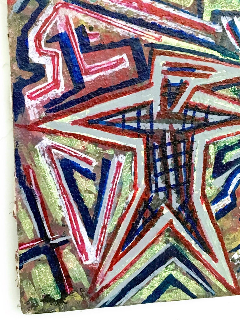 Enzio Wenk - "Amuleti", by Enzio Wenk, 2017 - Oil, Acrylic and Sand on ...