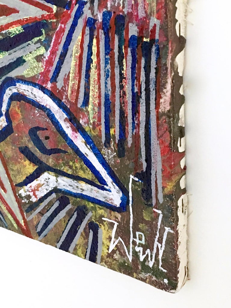 Enzio Wenk - "Amuleti", by Enzio Wenk, 2017 - Oil, Acrylic and Sand on ...