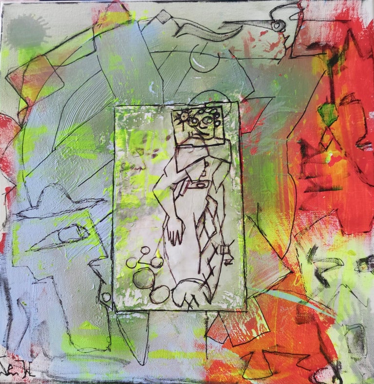 Enzio Wenk - Untitled by Enzio Wenk, 2022- Acrylic on Canvas ...