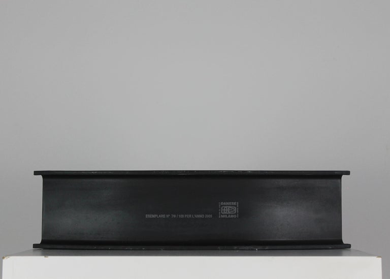 Enzo Mari Limited Edition Putrella Centerpiece in Iron by Danese Milano ...