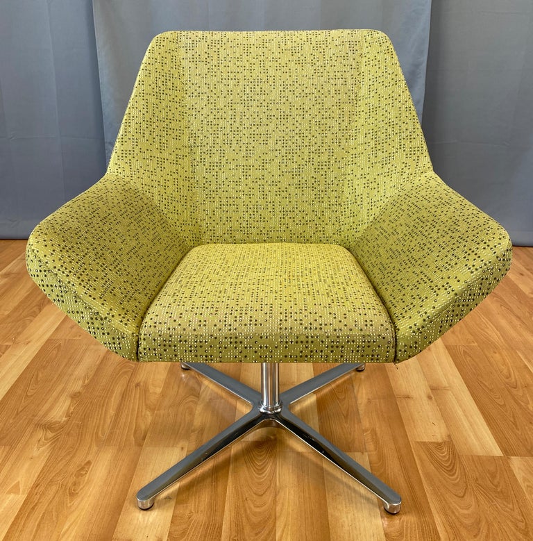 EOOS Designed Cahoots Relax Chair for Keilhauer in Chartreuse D at 1stDibs