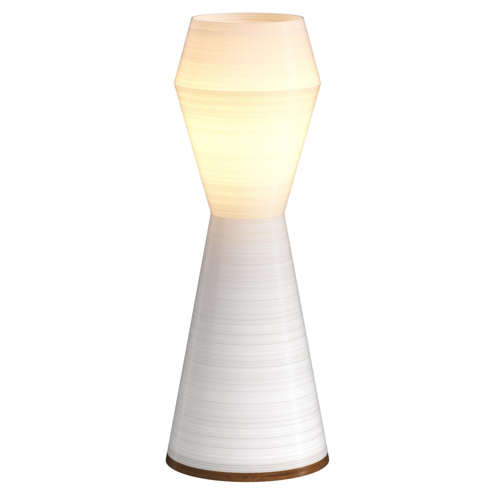 Chic Black and White Cone Form Table Lamps at 1stDibs