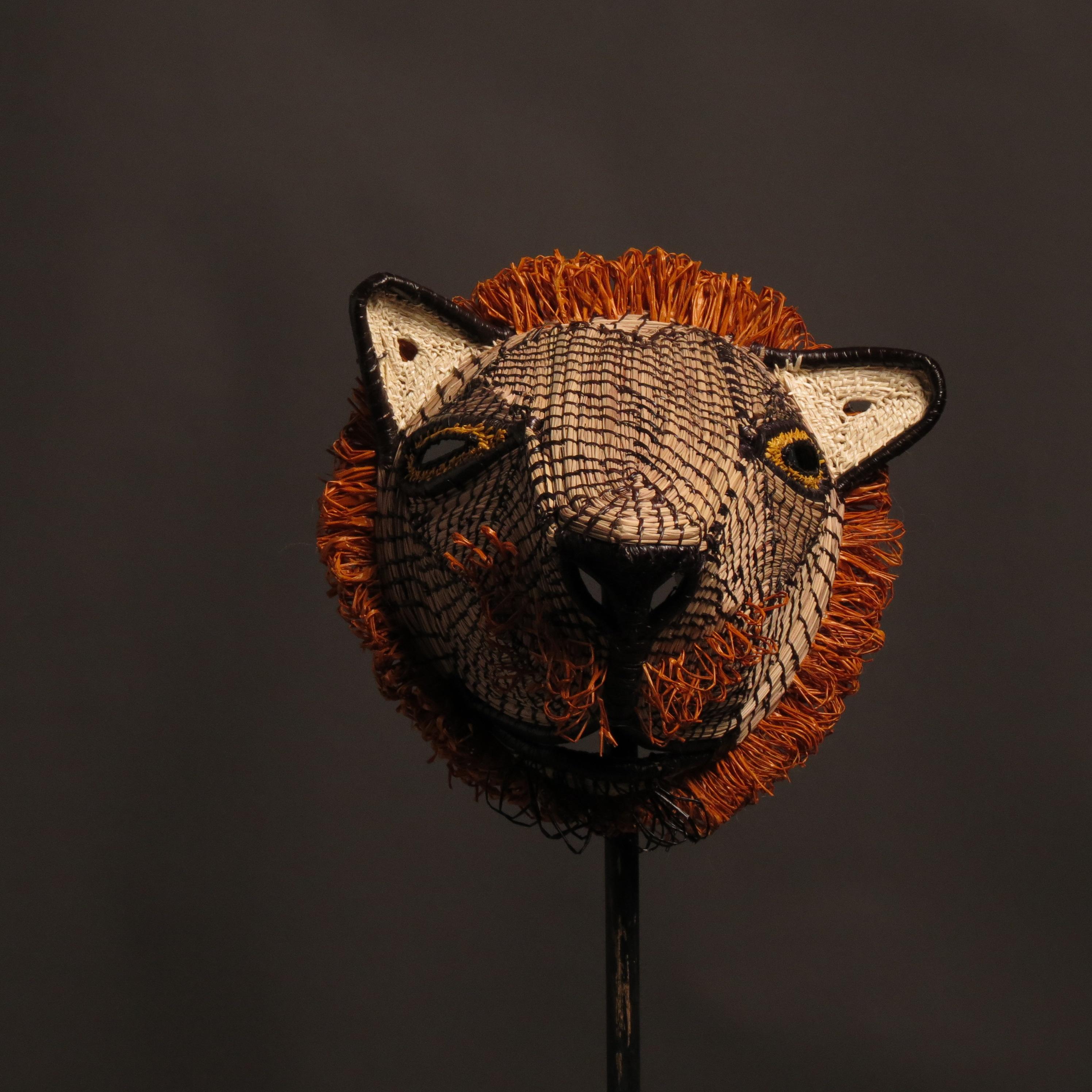 Lion tribal mask For Sale at 1stDibs