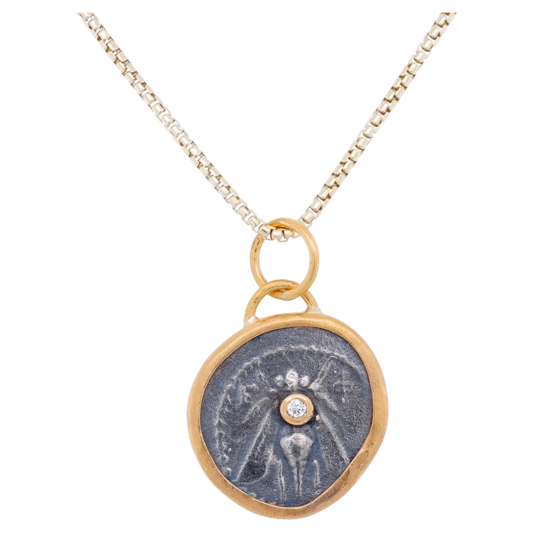 Queen Bee, Ephesus Coin, Tetra Drachm, Pendant Necklace Charm Coin ...