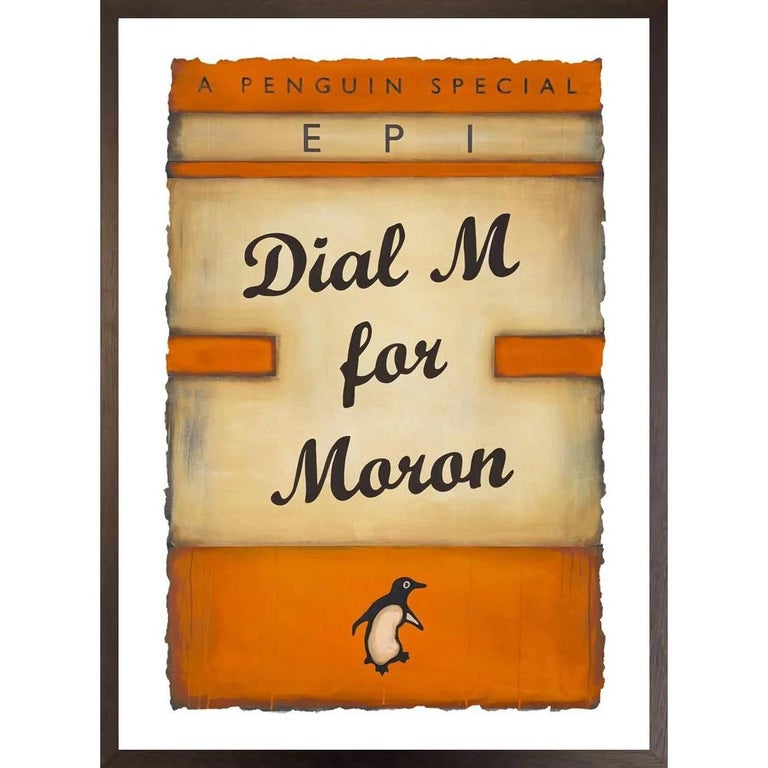 Epi - Dial M For Moron - orange For Sale at 1stDibs