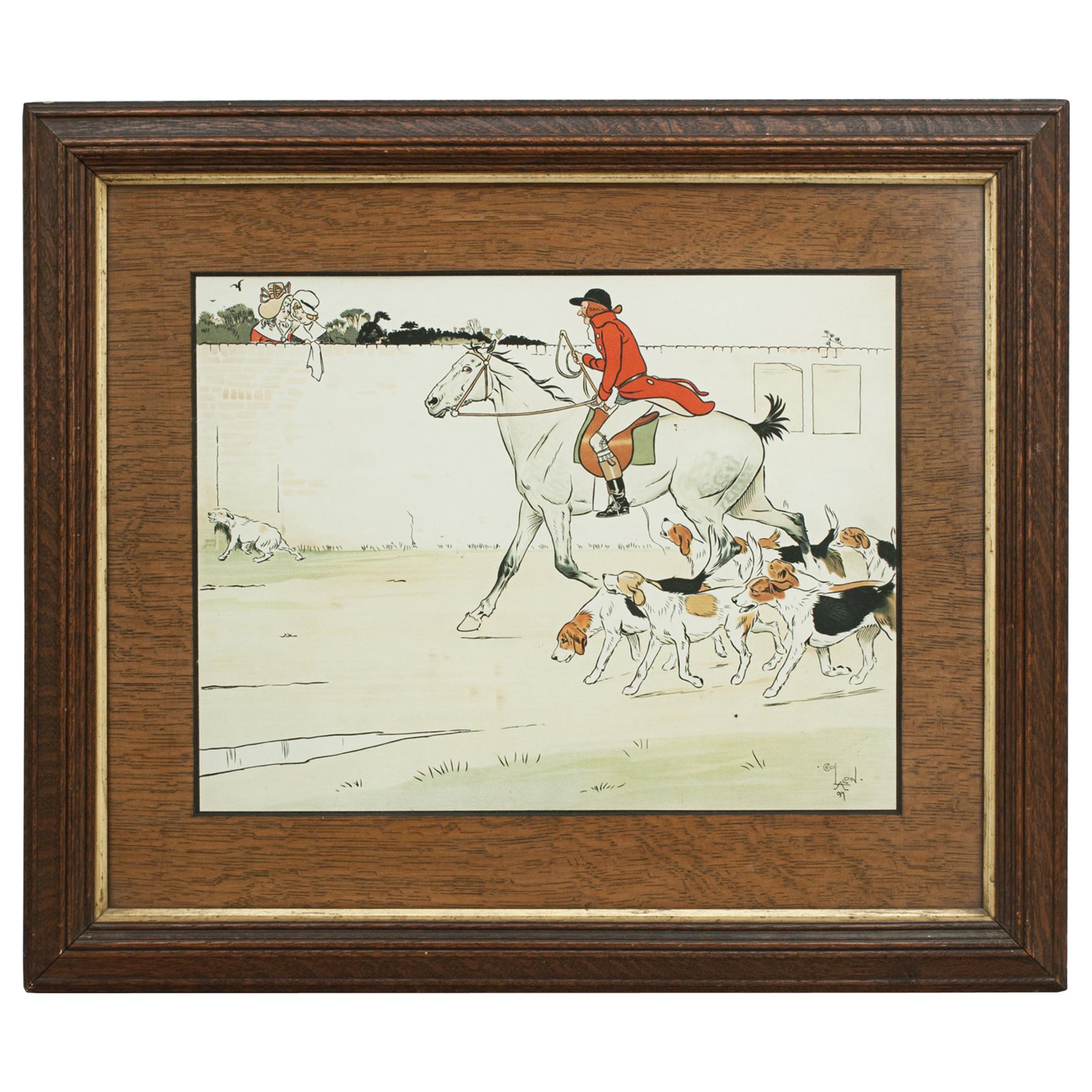 Mounted Taxidermy Hunting Fox with Rifle at 1stDibs