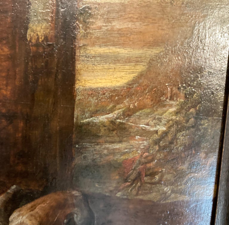 Old Master Painting, Flemish Baroque, Religious Scene, Esau and Jacob ...