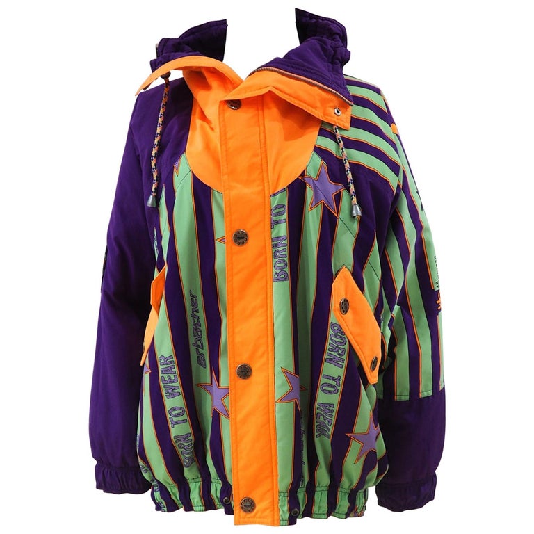 Erbacher born to wear bomber jacket / sweater at 1stDibs | erbacher ...