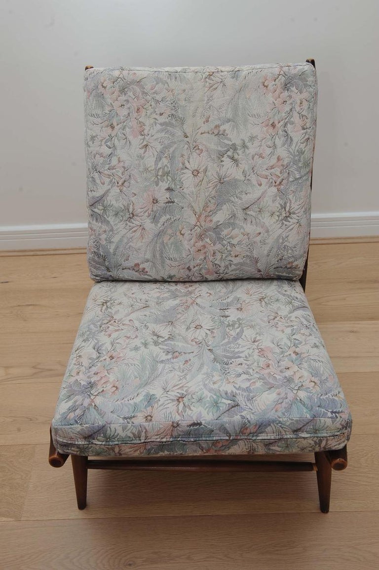 Ercol 427 Lounge Chair with Original Upholstery and Original Ercol ...