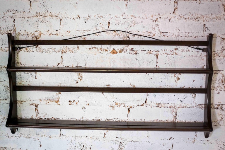Ercol Dark Elm Plate Rack, 1950s, UK For Sale at 1stDibs