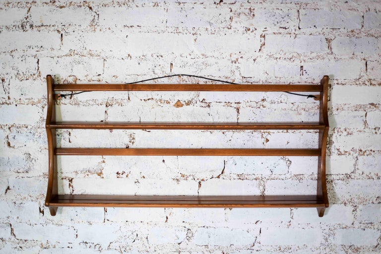 Ercol Light Elm Plate Rack, 1950s UK For Sale at 1stDibs