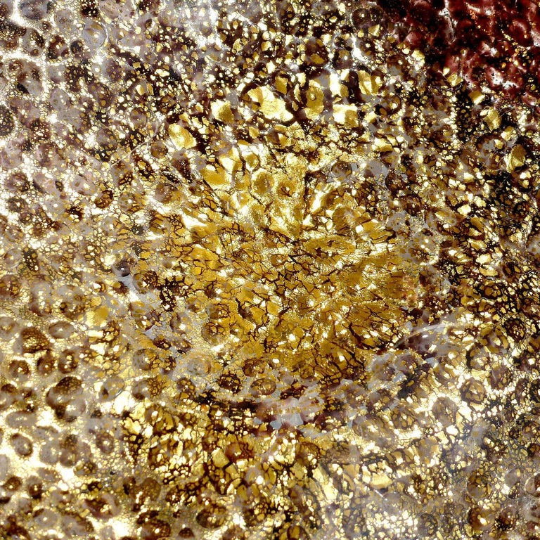 Ercole Barovier Toso Murano Gold Flecks Relievi Aurati Italian Art ...