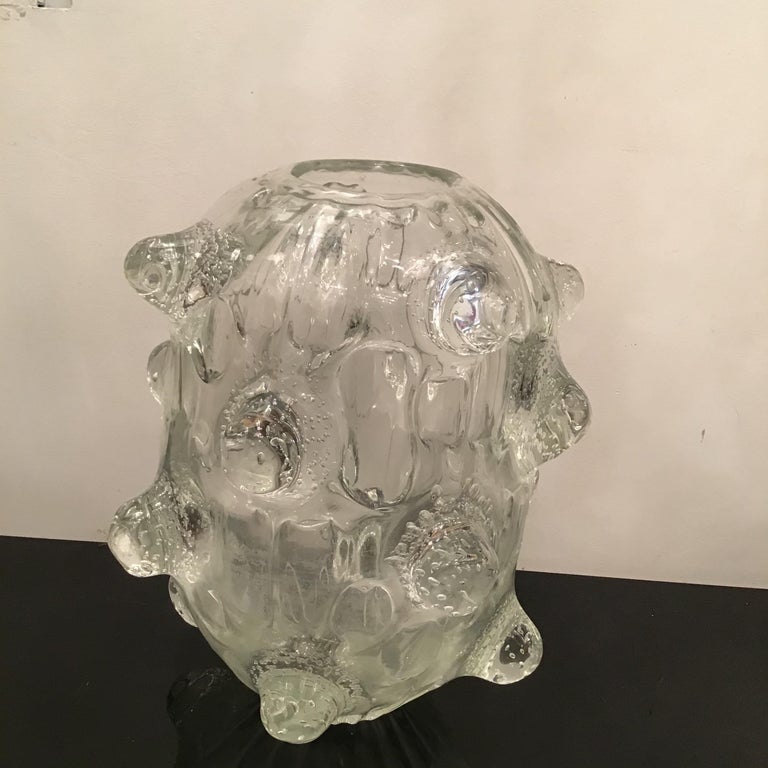 Ercole Barovier Vase “Bugnoni” Murano Glass, 1940, Italy For Sale at ...
