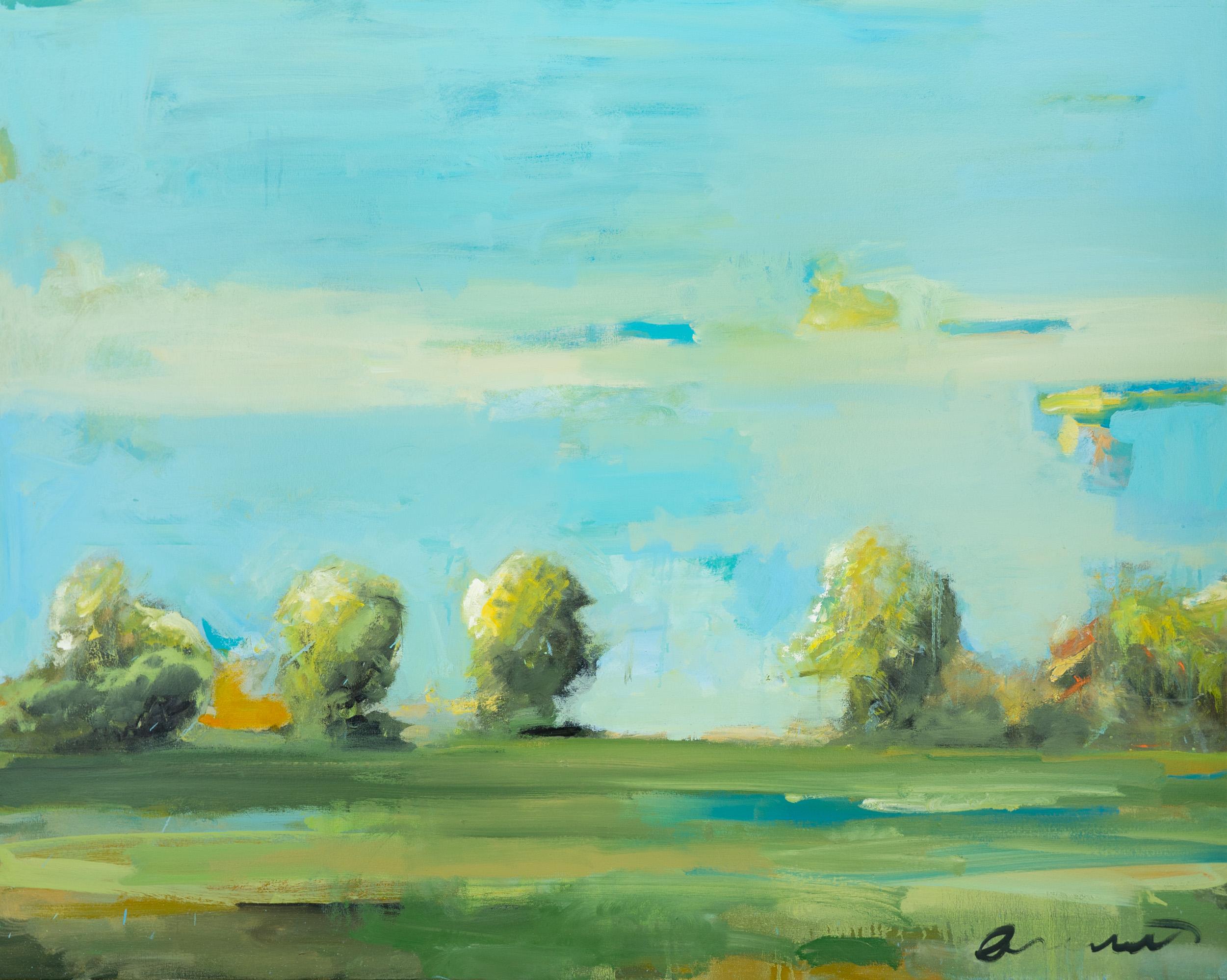 Eric Abrecht - "Desolate Plain" Contemporary Abstract Waterscape ...