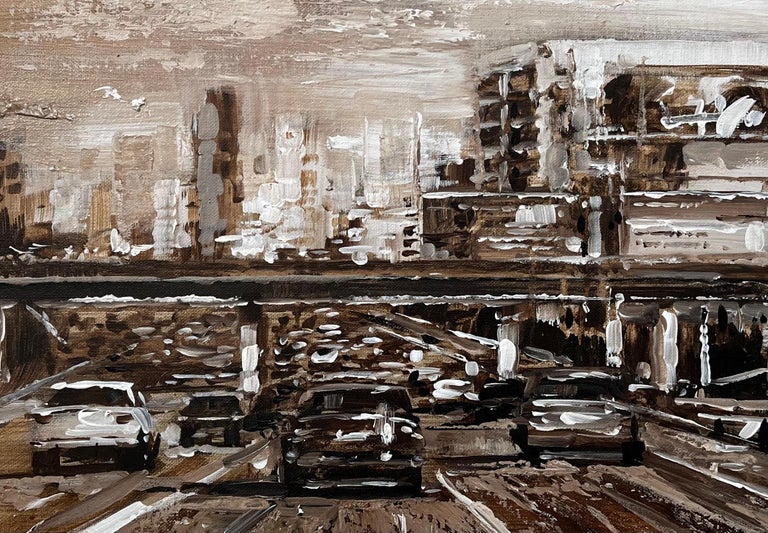 Eric Alfaro - The City, Original Painting For Sale at 1stDibs