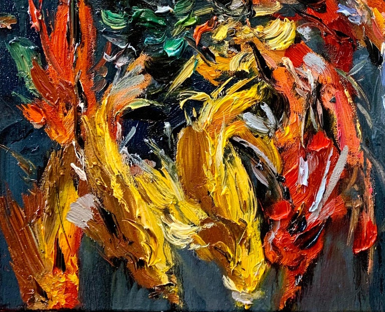 Eric Alfaro - Koi Fish ,Impressionism, Cuban Artist, oil painting, Koi ...