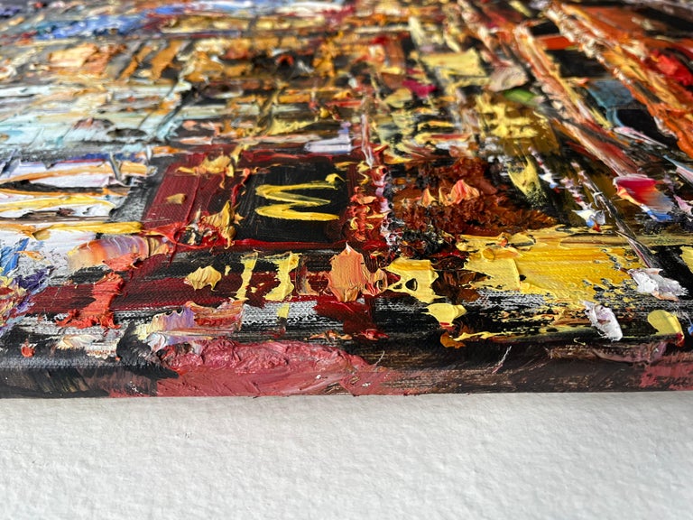 Eric Alfaro - Multicolor Lights 02, Oil Painting For Sale at 1stDibs