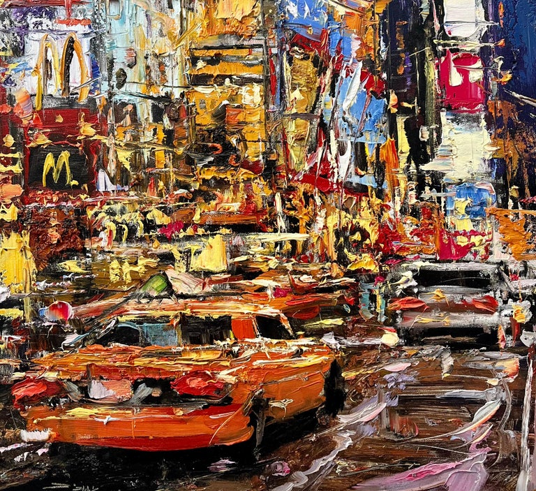 Eric Alfaro - Multicolor Lights 02, Oil Painting For Sale at 1stDibs