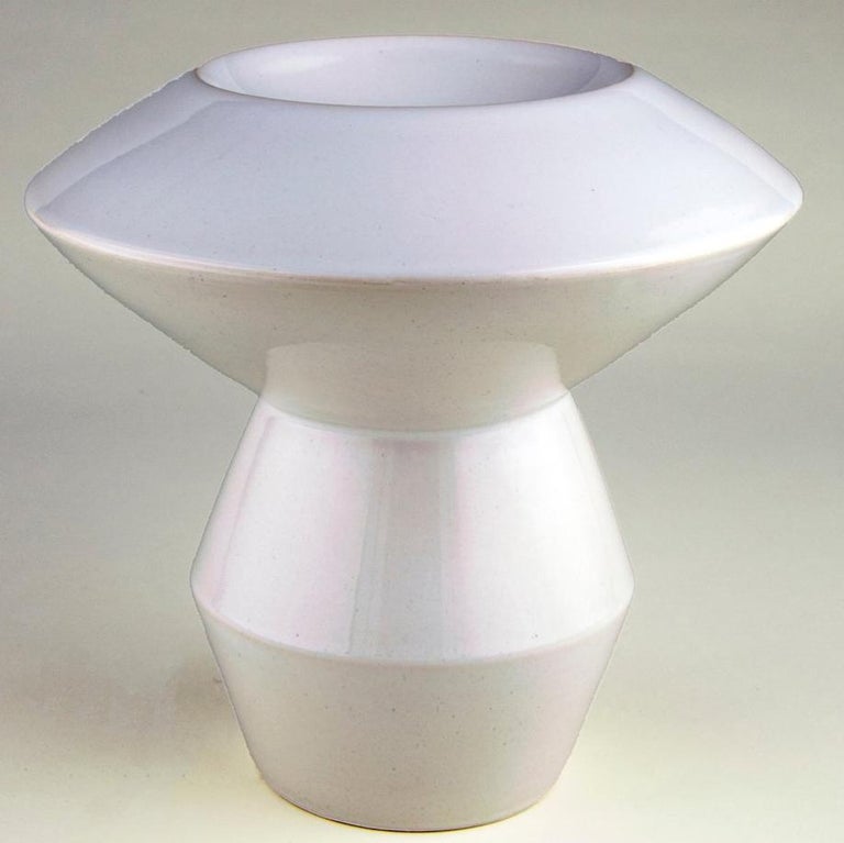 Eric Boos - "White Geometric Bowl" For Sale at 1stDibs