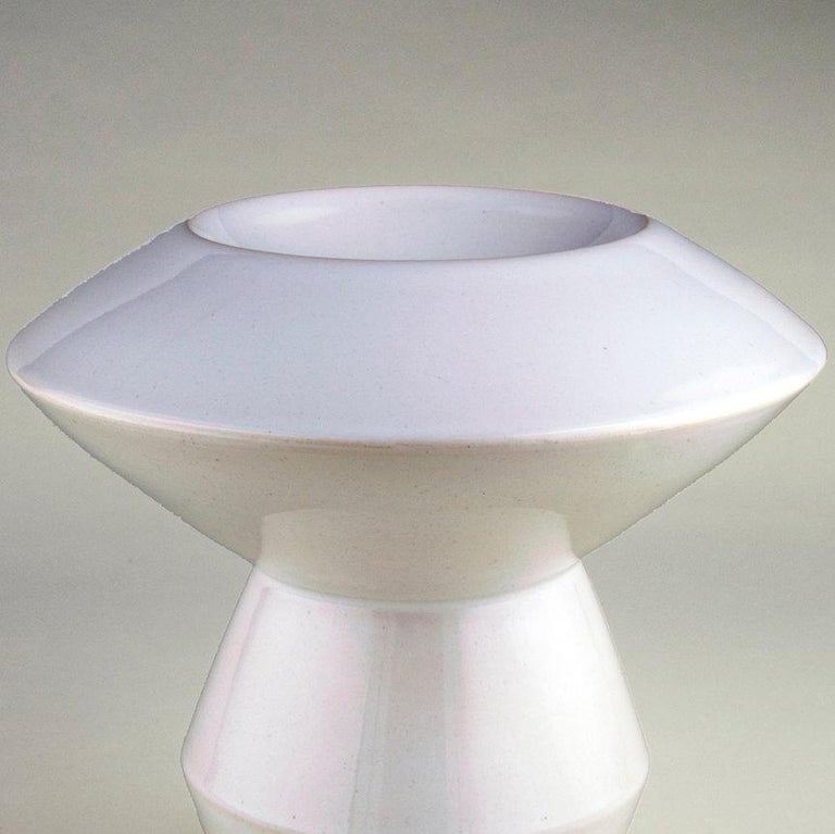 Eric Boos - "White Geometric Bowl" For Sale at 1stDibs