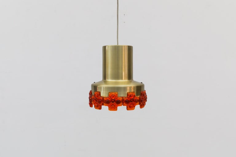 Eric Hoglund Inspired MOD Pendant with Orange Glass Detailing For Sale ...