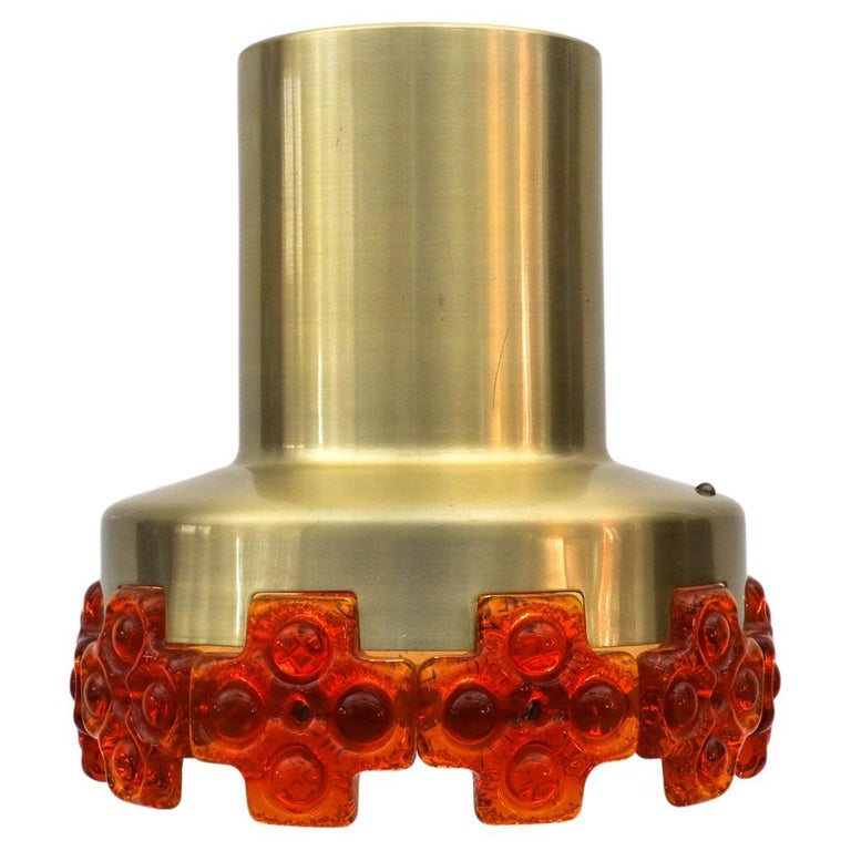 Eric Hoglund Inspired MOD Pendant with Orange Glass Detailing For Sale ...