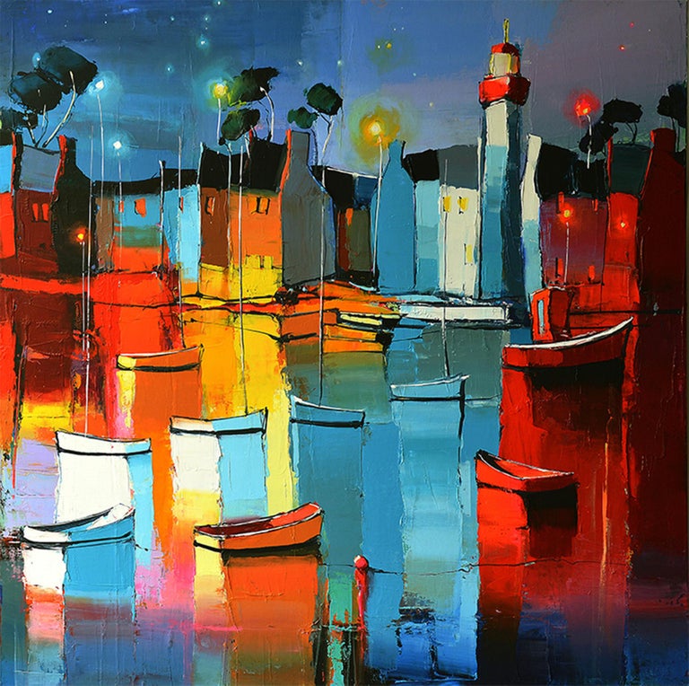 Eric Le Pape - A La Belle Étoile - Ships In The Ocean - Landscape ...