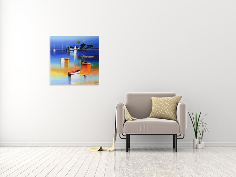 Eric Le Pape - Au Couleur Du Sable - Ships In The Ocean - Landscape ...