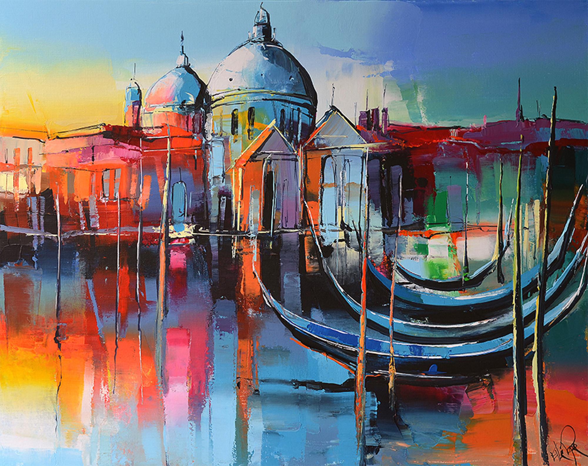 Eric Le Pape - La Basilique Santa Maria- Ships In The Ocean -Landscape ...