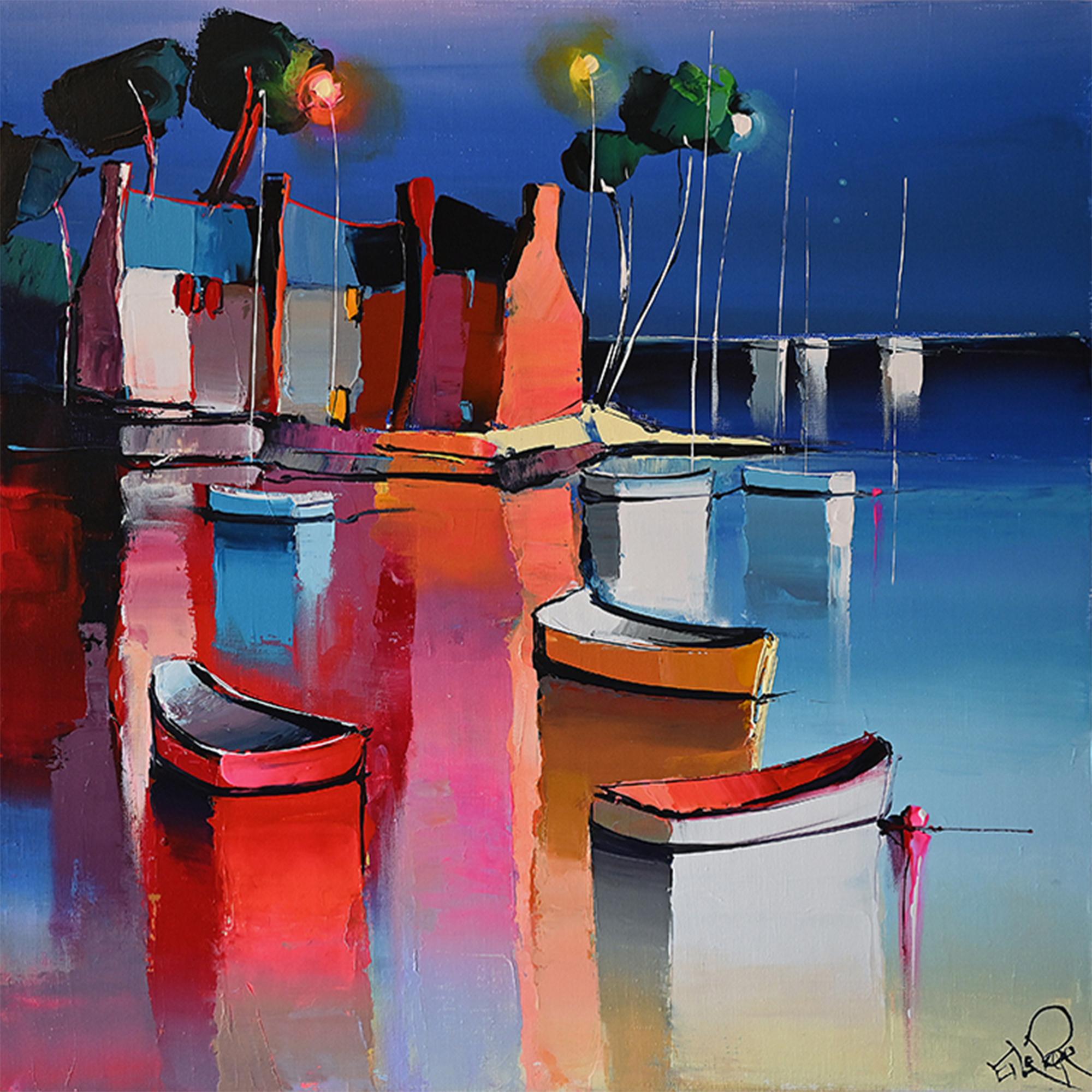 Eric Le Pape - La Pointe Rouge - Ships In The Ocean - Landscape ...