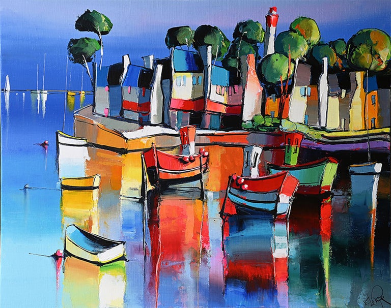 Eric Le Pape - La Route Des Pins - Ships In The Ocean - Landscape ...