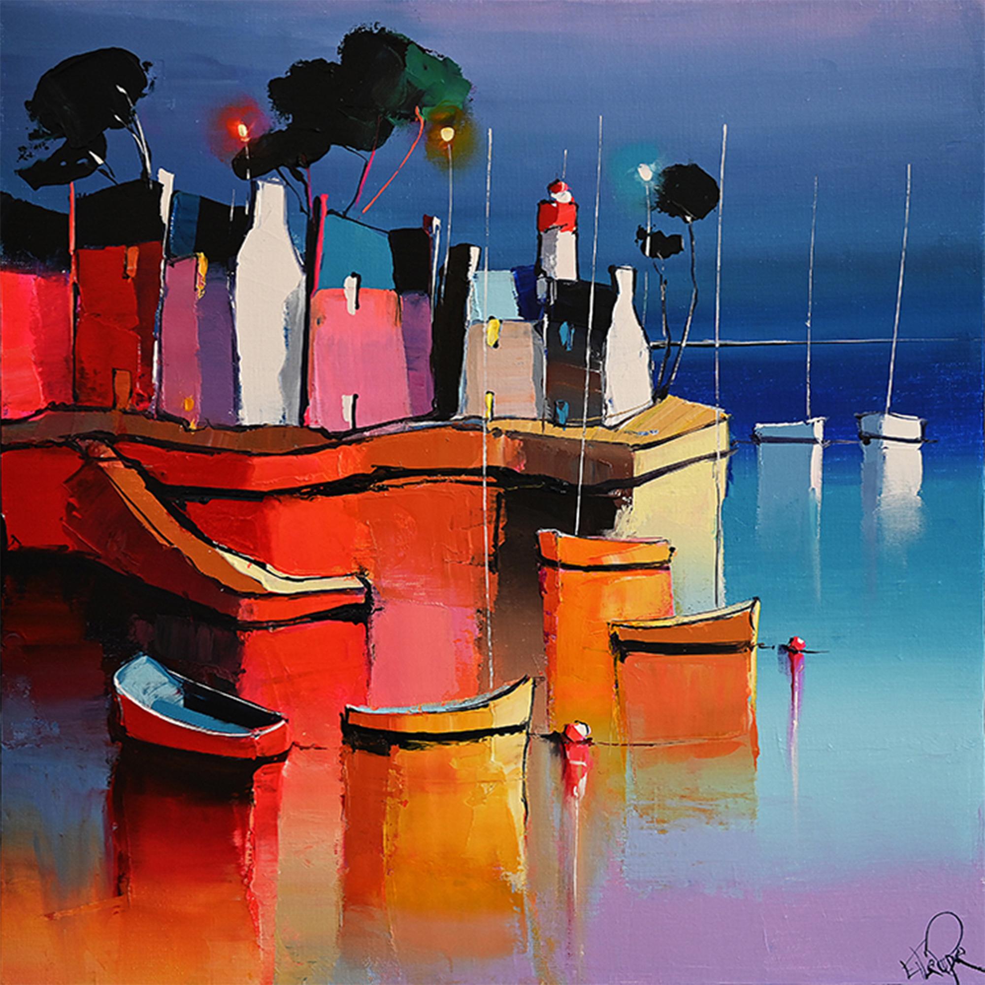 Eric Le Pape - Le Ponton Roure - Ships In The Ocean - Landscape ...