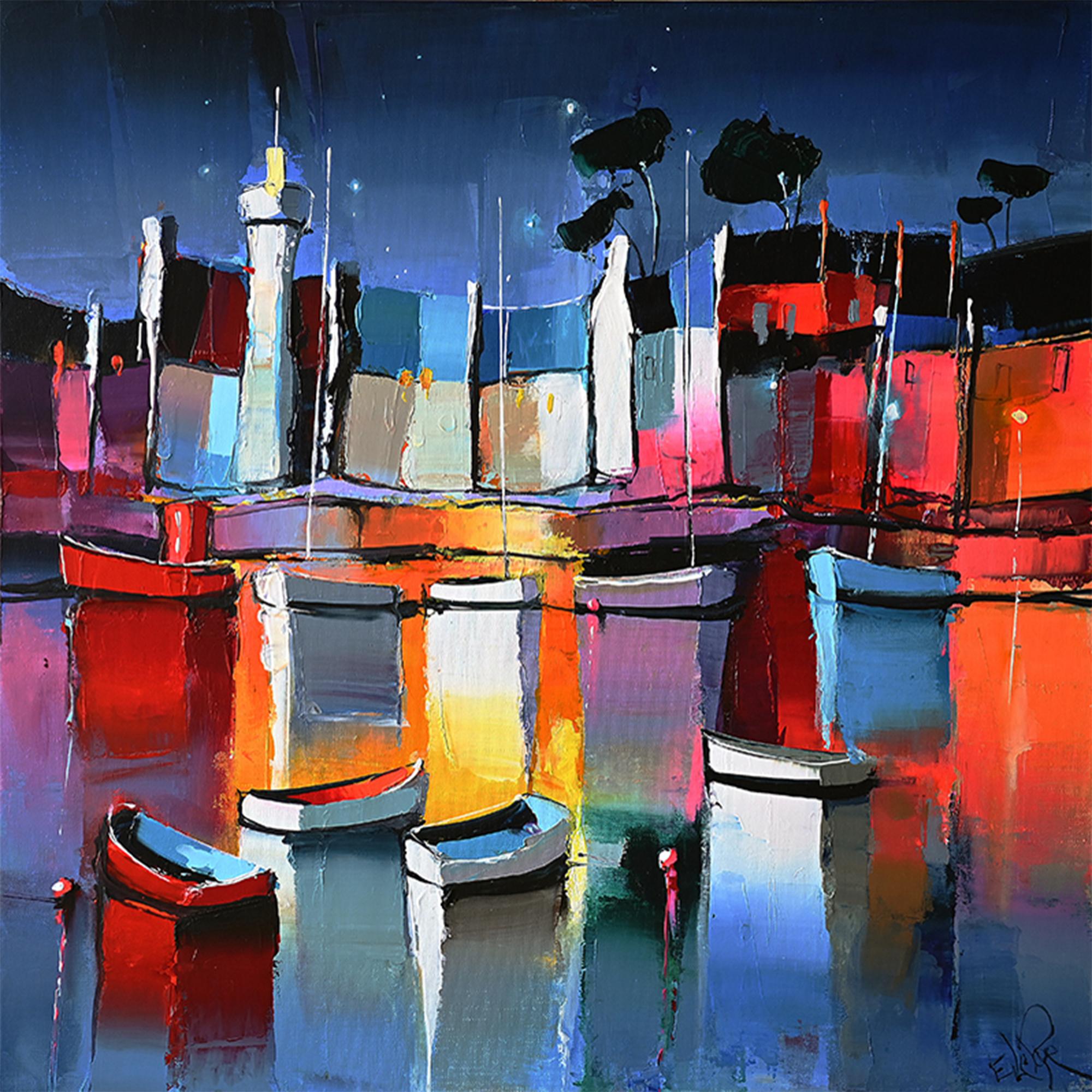 Eric Le Pape - Sous Le Phare Blanc - Ships In The Ocean - Landscape ...